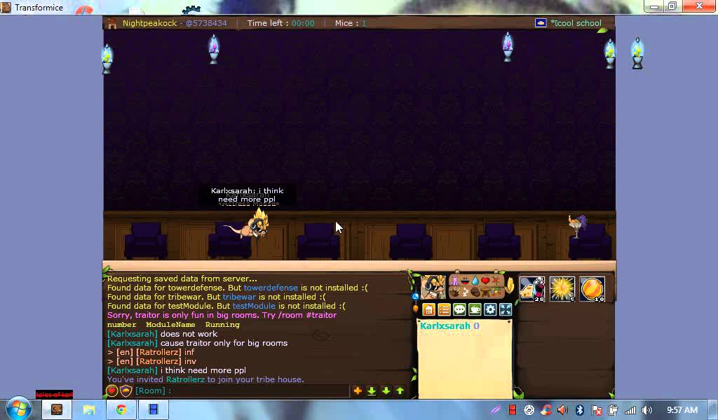 Transformice how to make a tribe house turn into anyminigames? - YouTube