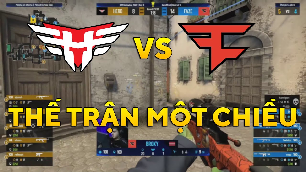 [HIGHLIGHTS] GAME LÀ DỄ!!! | FAZE CLAN VS HEROIC | SEMI FINAL | IEM ...