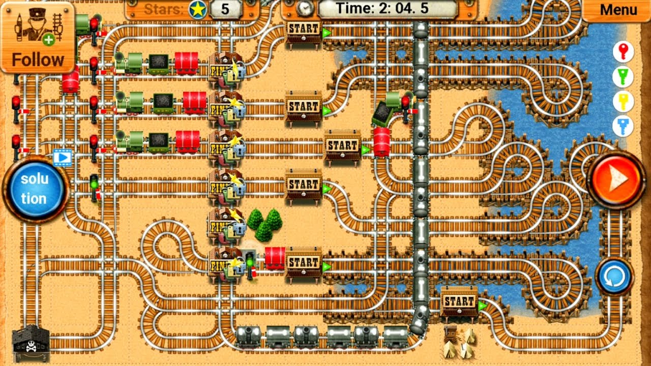 Train Line Maze - Rail Maze 2 - Android Gameplay #367 - YouTube