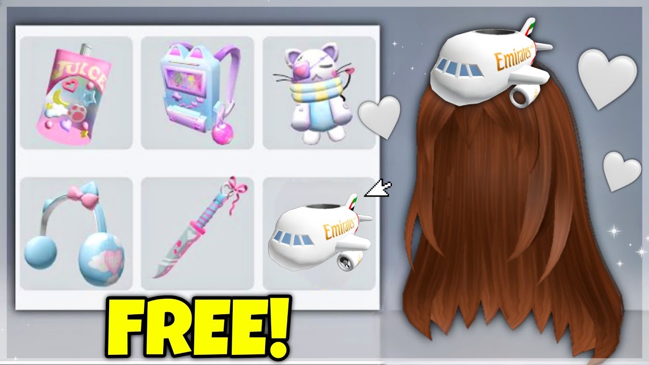 NEW *CUTE* FREE ACCESSORIES ON ROBLOX - YouTube