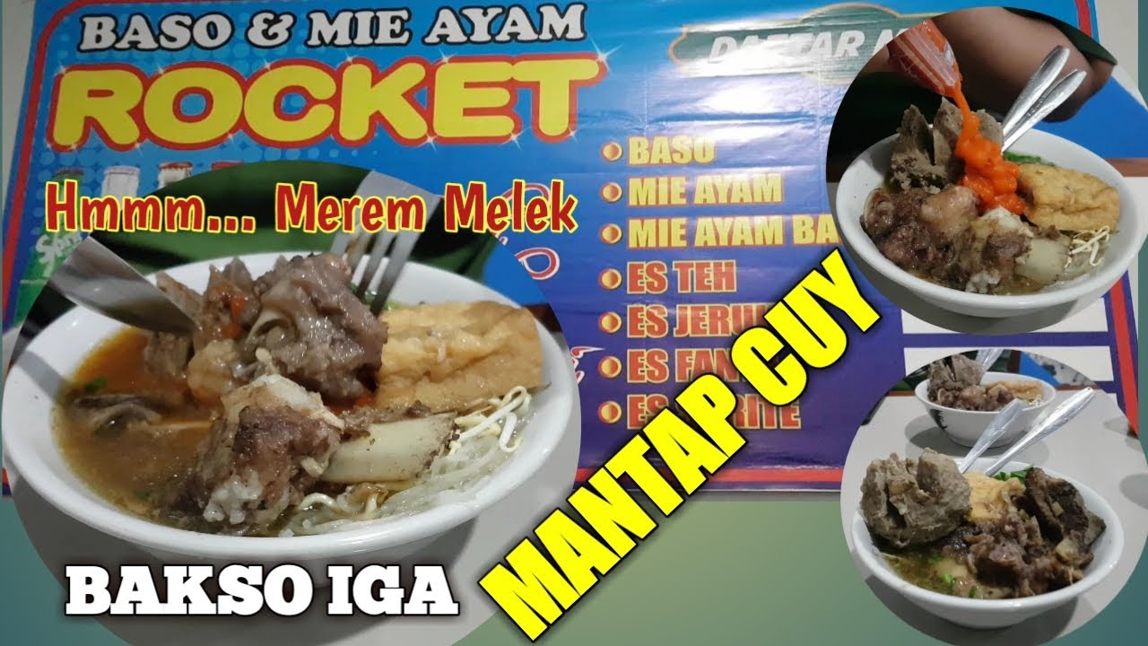 KULINER KEBUMEN, BAKSO IGA SUPER, BAKSO ROCKET - YouTube