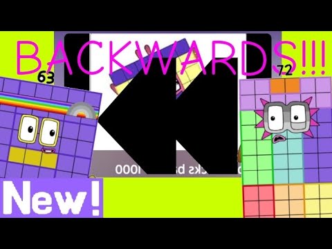 Numberblocks Band 1-100 Collection! [REVERSED] - YouTube