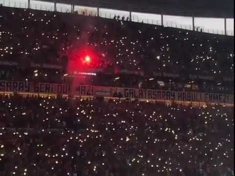 İbrahim erkal sevme Galatasaray tribünü 22. ŞAMPİYONLUK GECESİ