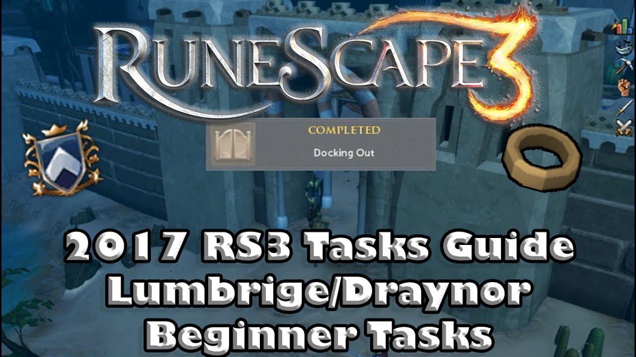 RS3 Task Guide - Lumbrigde/Draynor Beginner Tasks - Shortest Route and ...