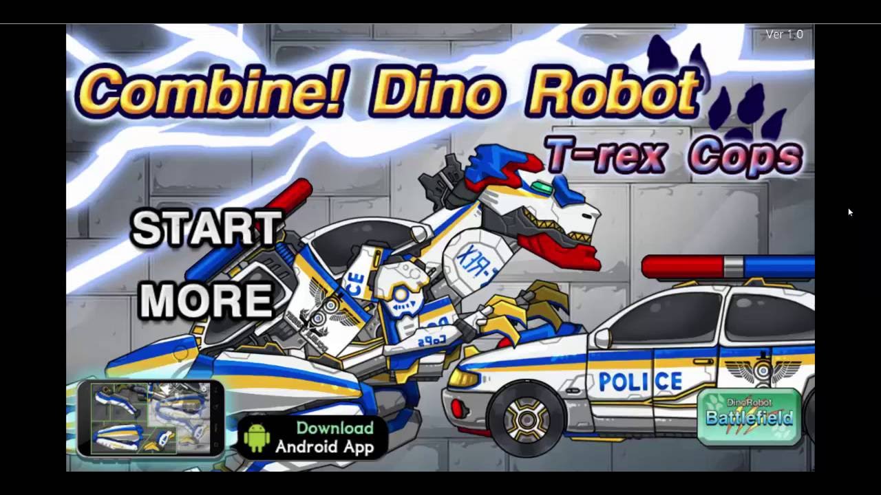 Dino Robot T-Rex Cops - YouTube