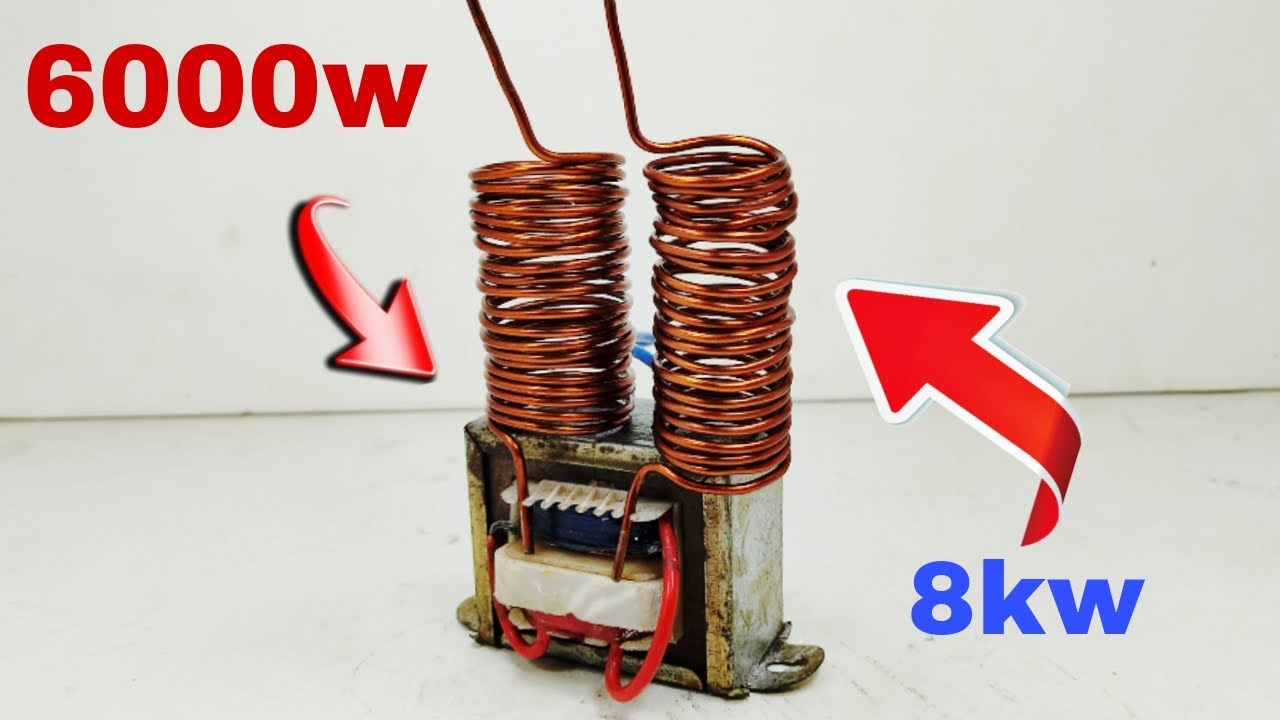 Make 220v 6000w Free Energy Generator Using transformer Tools New ...