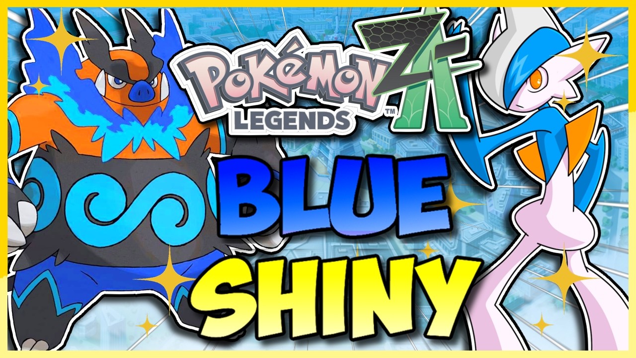 Pokemon Legends ZA But I Can ONLY Use SHINY BLUE Pokemon - YouTube