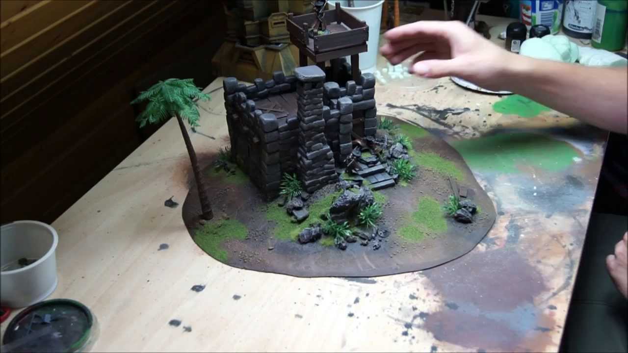 Wargaming Terrain Review: Pirate/Jungle/Caribbean - Model Scenery - YouTube