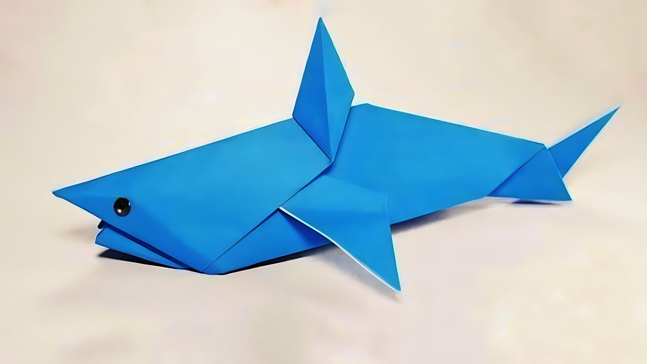 How To Make An Easy Origami Shark।।Easy Tutorial & Fun - YouTube