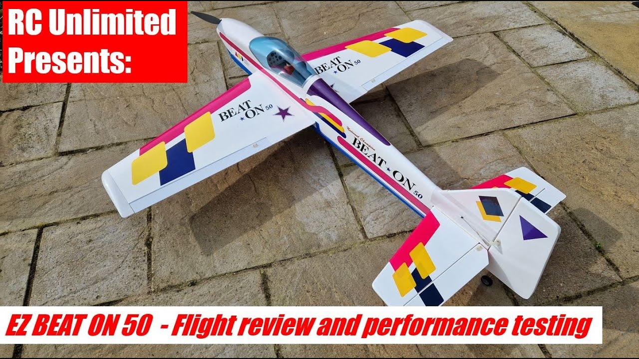 EZ Beat On 50 F3A Model - Flight performance testing - YouTube