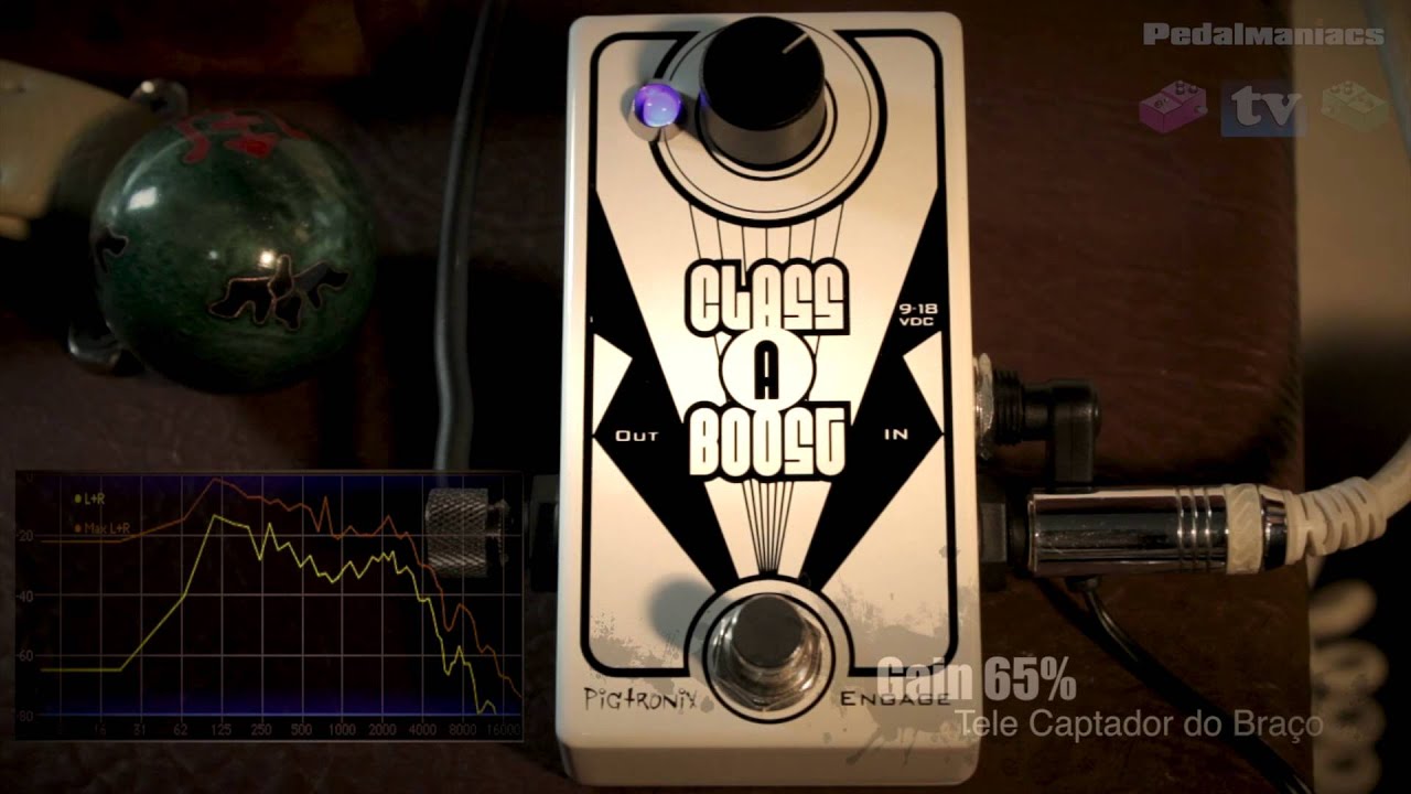 Pigtronix - Class A Boost - Pedalmaniacs - YouTube