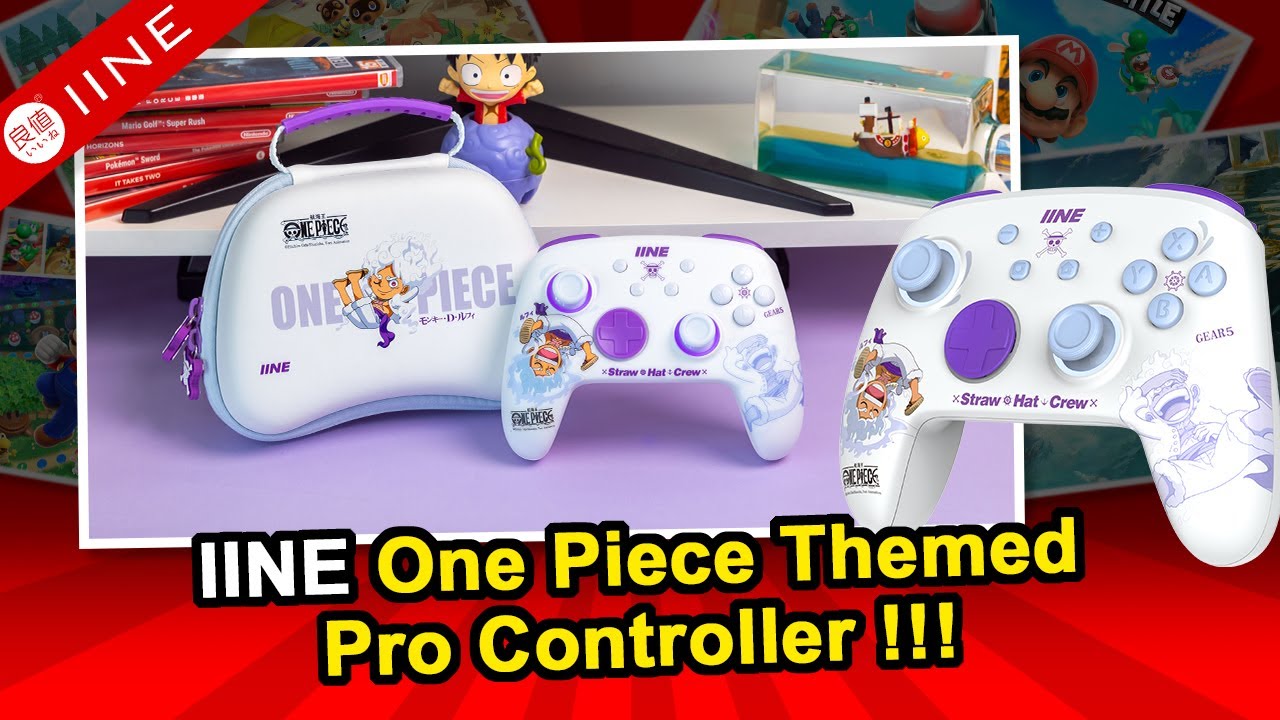 IINE One Piece Ni-ka Themed Controller!💜🎮 - YouTube