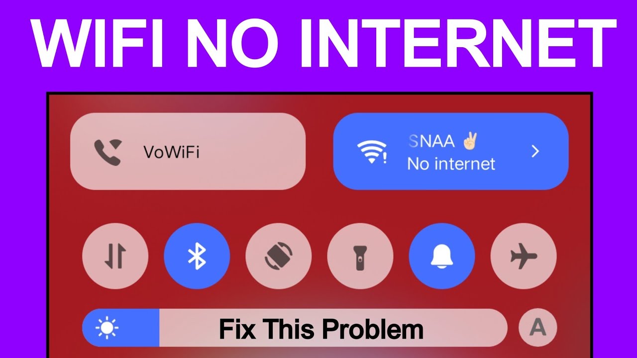 Wifi no internet problem | How to solve wifi no internet problem - YouTube