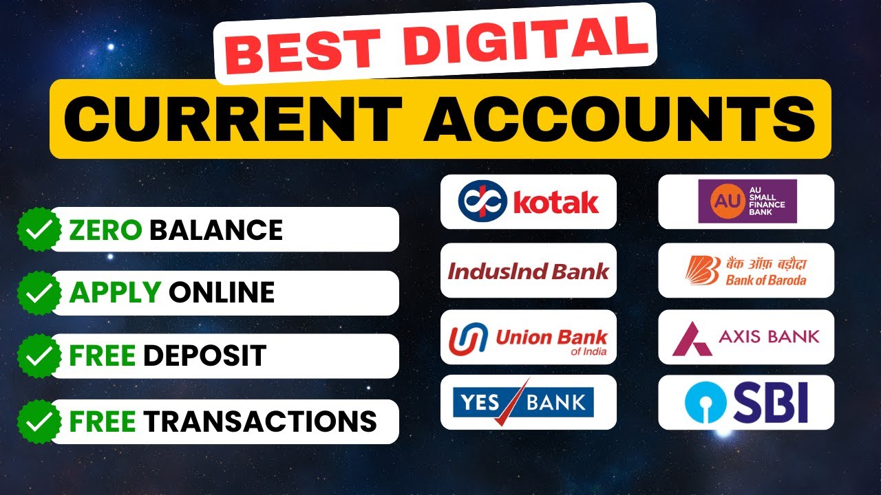 Best Digital Current Account | Best Zero Balance Digital Current ...