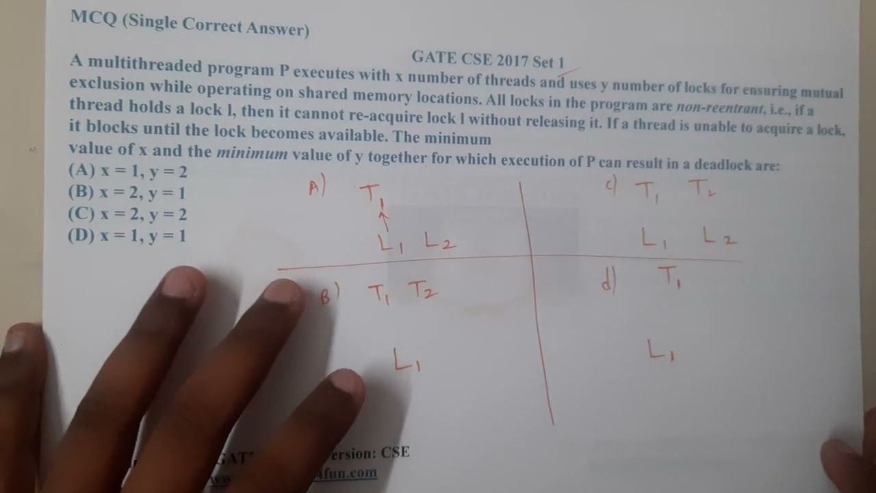 GATE CSE 2017 SET 1 - YouTube