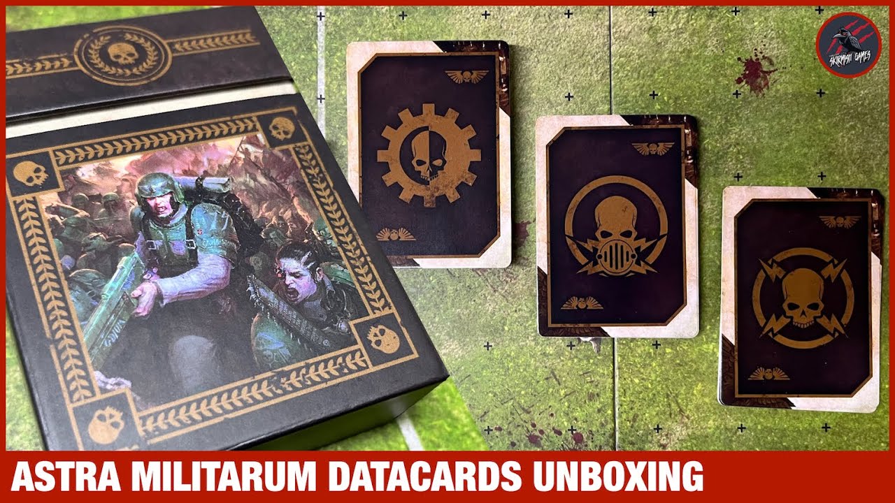 ASTRA MILITARUM DATACARDS UNBOXING - Take A Look At All The New Cards ...