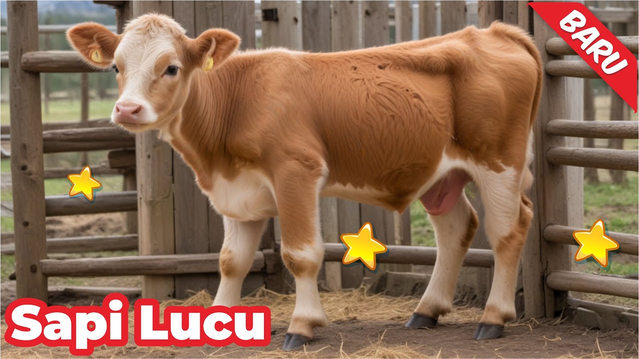 sapi lucu kambing lucu sapi lucu makan rumput sapi lucu kecil sapi lucu ...