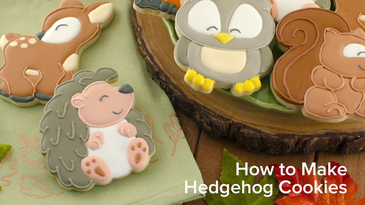 How to Make Hedgehog Cookies - YouTube