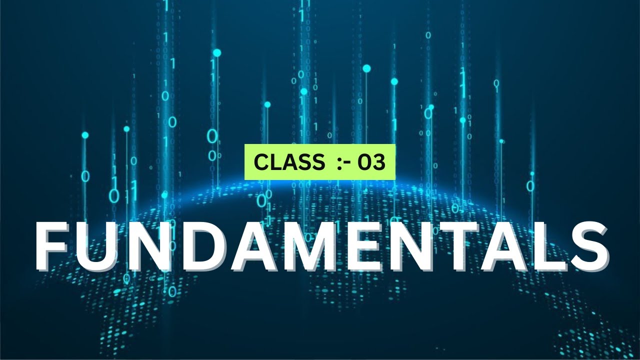 SHARE MARKET BASICS FOR BEGINNERS | CLASS 03 | FUNDAMENTAL ANALYSIS OF ...