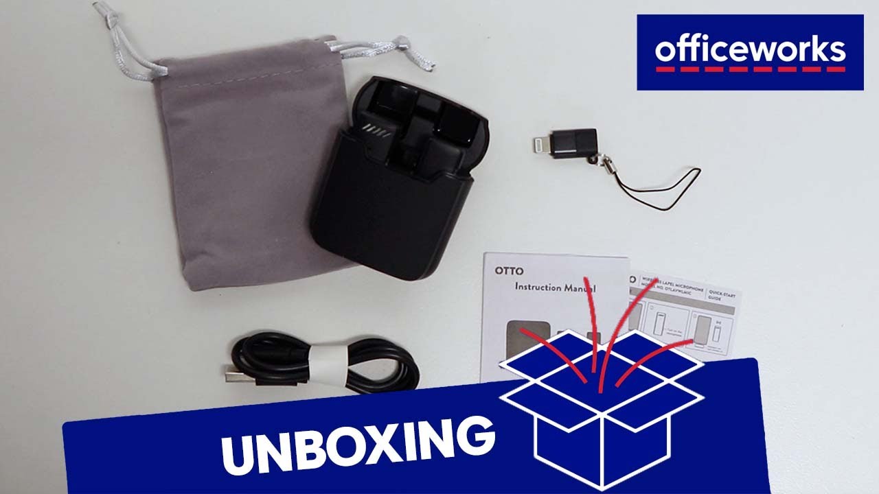 Otto Wireless Lapel Microphone Unboxing - YouTube