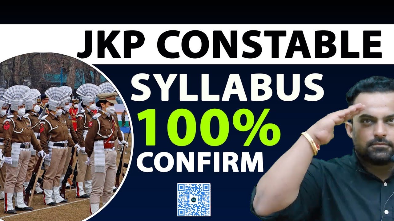 Jkp Constable Syllabus 2024 | Jkpolice constable recruitment 2024 - YouTube