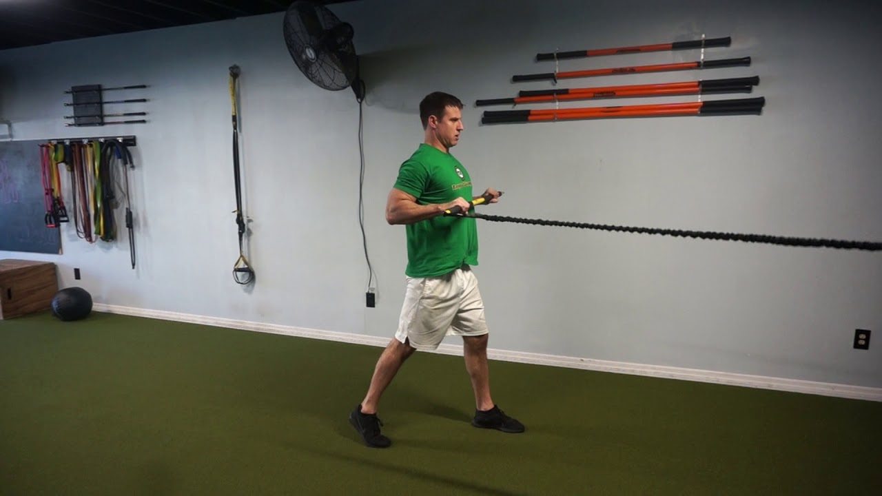 TRX Rip Trainer Staggard Squat Row - YouTube