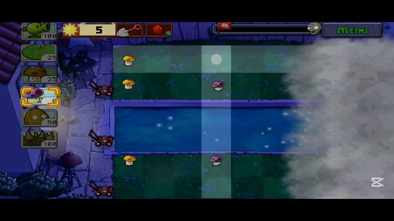 Fog Level 1 plants vs zombies gameplay #mobilegame # ...