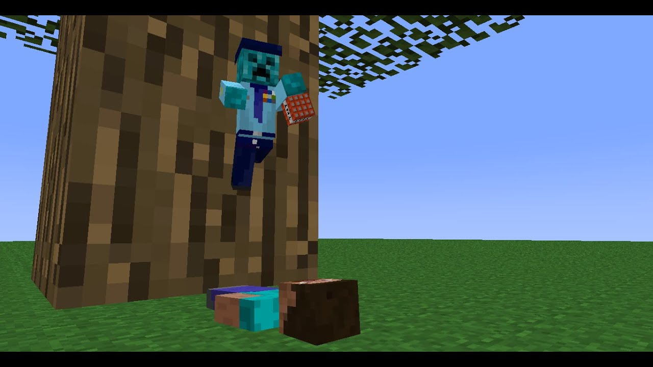 Tree Creeper! -A Minecraft Animation- - YouTube