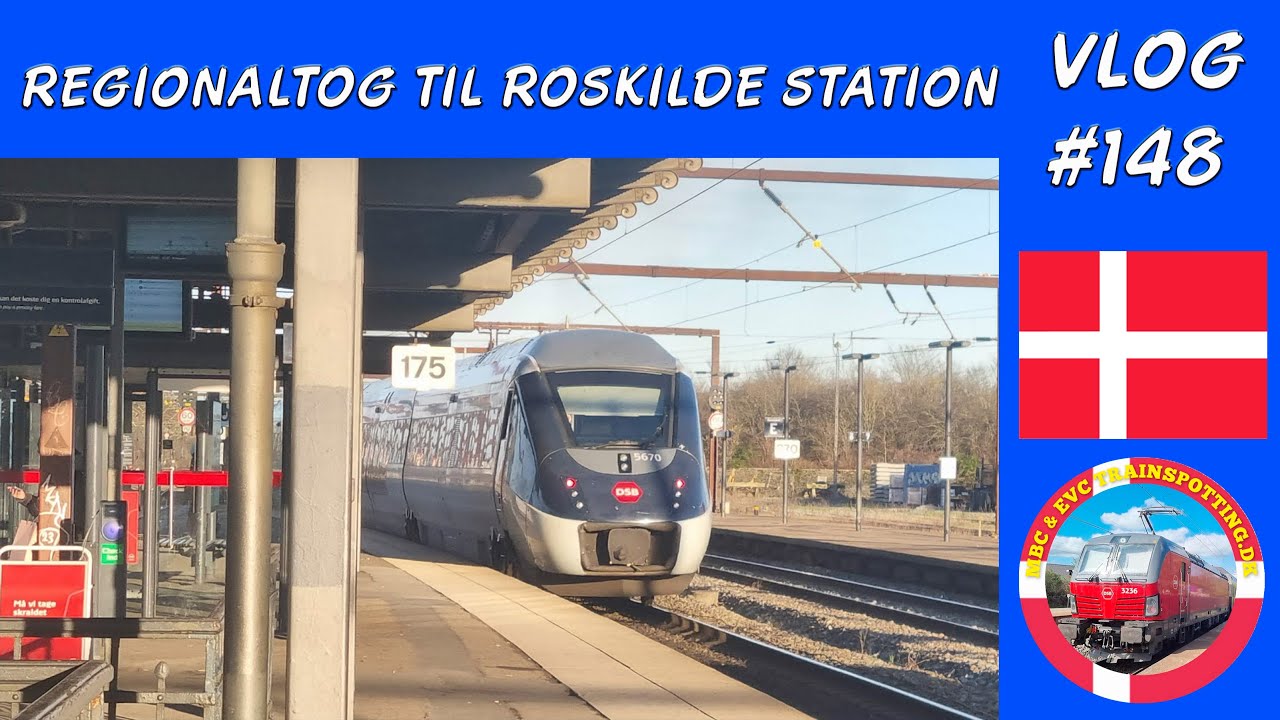 Regionaltog til Roskilde station | Trip report | Vlog 148 - YouTube