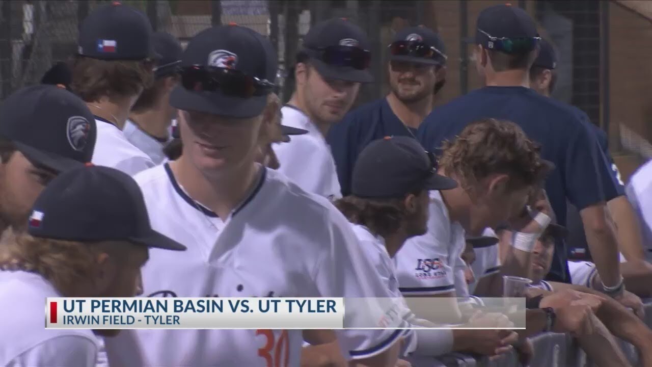 UT TYLER BASEBALL BLANKS UT PERMIAN BASIN 11-0 IN SEVEN INNINGS - YouTube