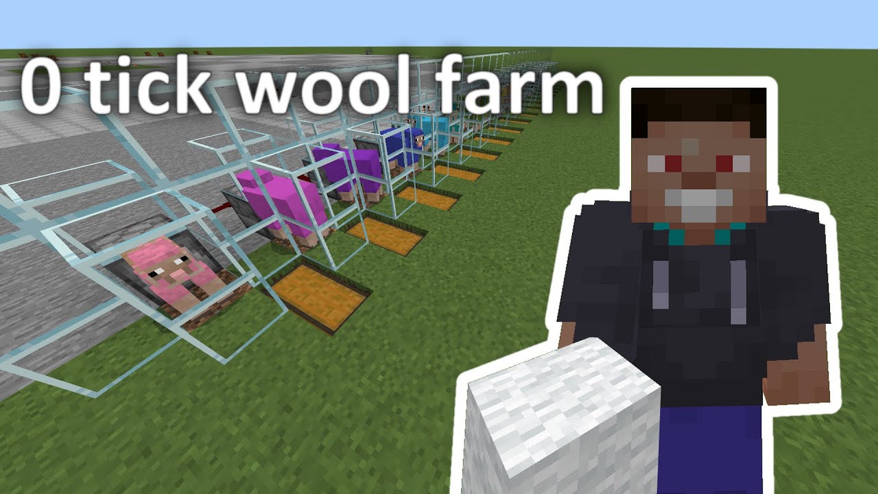 [Re-Introduced] 0 tick wool farm - 1.20.70 Minecraft Bedrock Edition ...