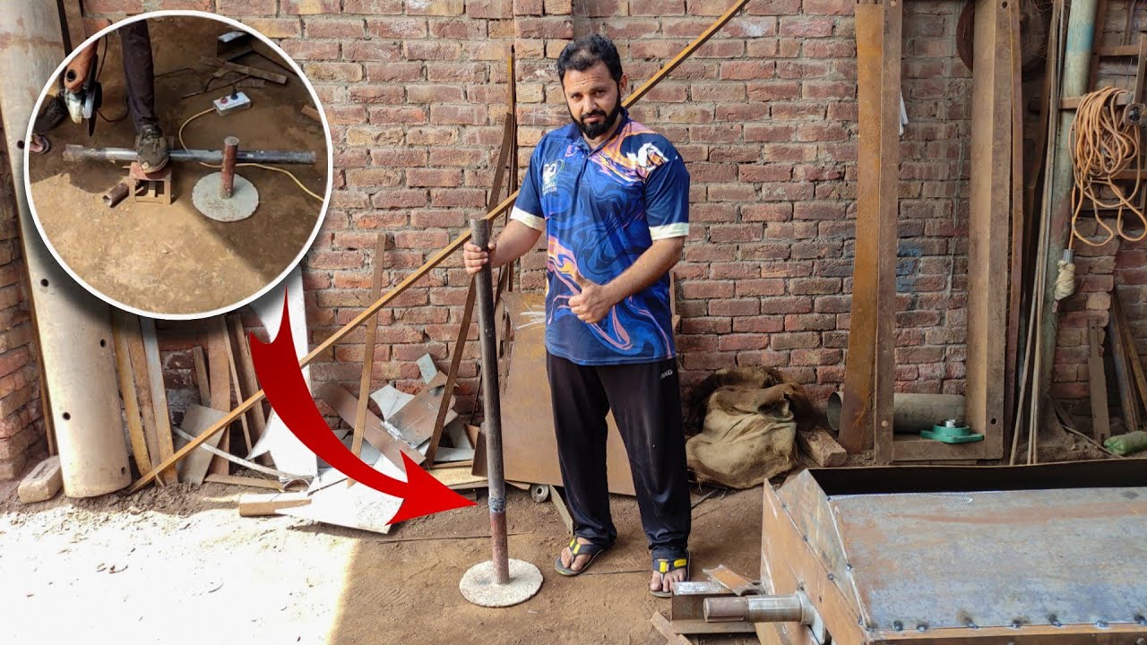 The best way to repair a broken earth rammer - YouTube