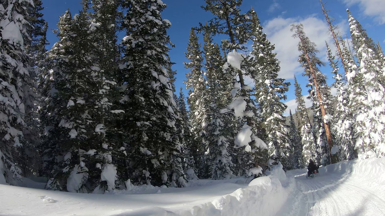 Snowmobiling Frisco CO - YouTube