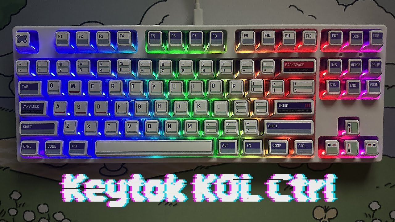처음으로 키캡 받았습니다 자랑하고 싶습니다 예쁘니까 봐주세요 | KeyTok Kol CTRL - YouTube
