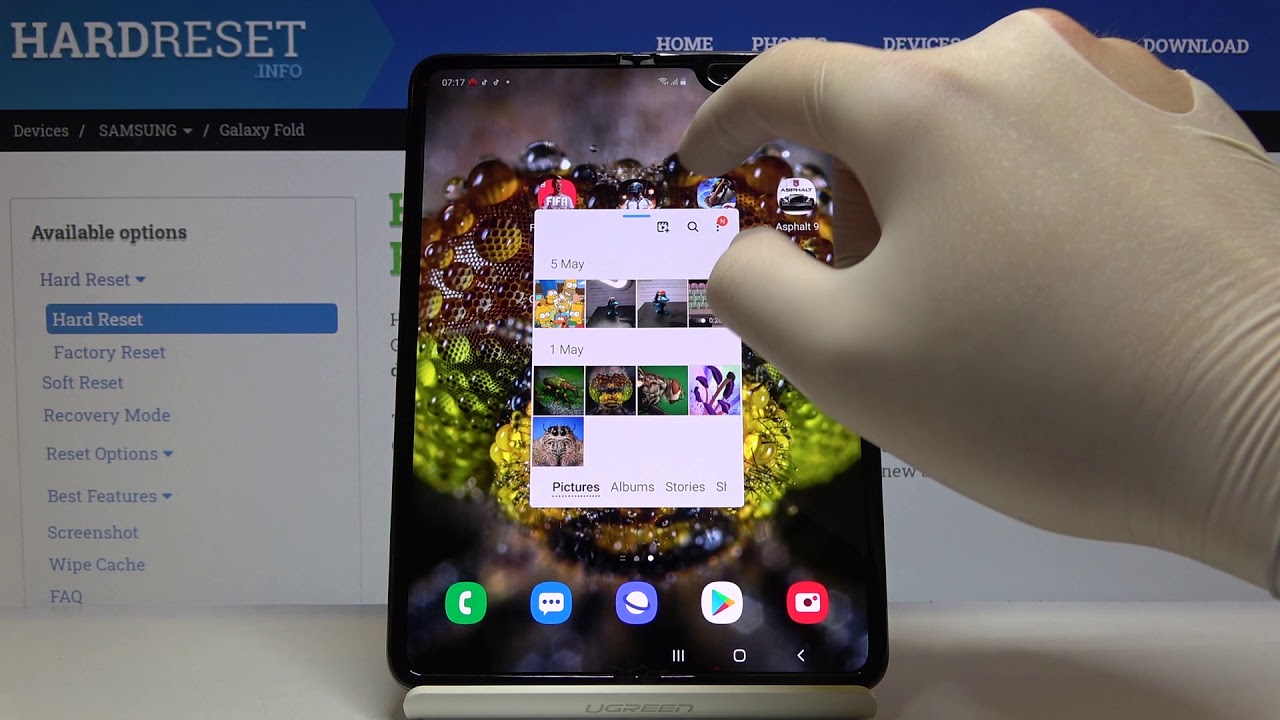 Pop Up View on Apps in SAMSUNG Galaxy Fold – Window Split Screen - YouTube