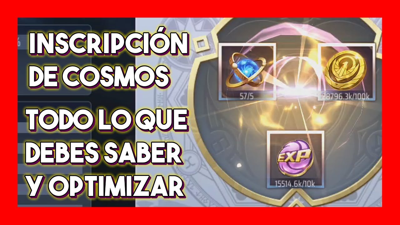 Todo lo que debes saber de la INSCRIPCIÓN DE COSMOS y Consejos como ...