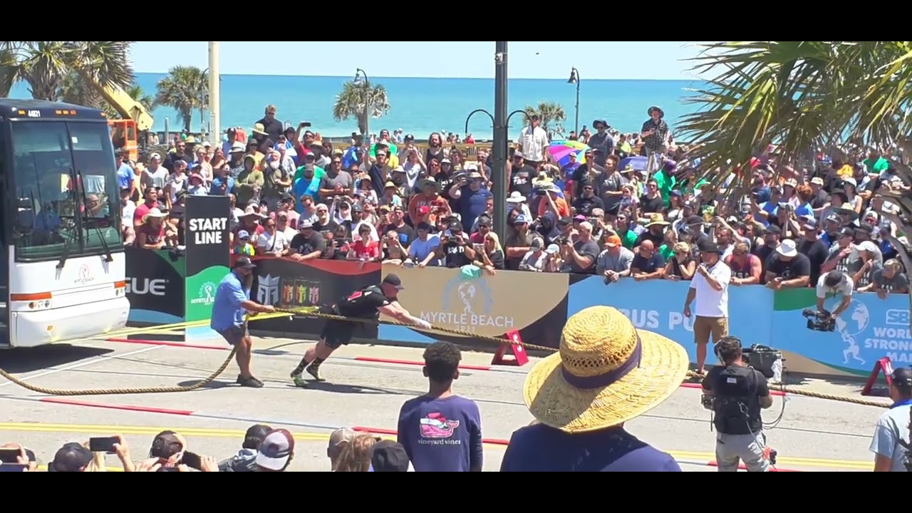 Mitchell Hooper Bus Pull Worlds Strongest Man 2023 - YouTube