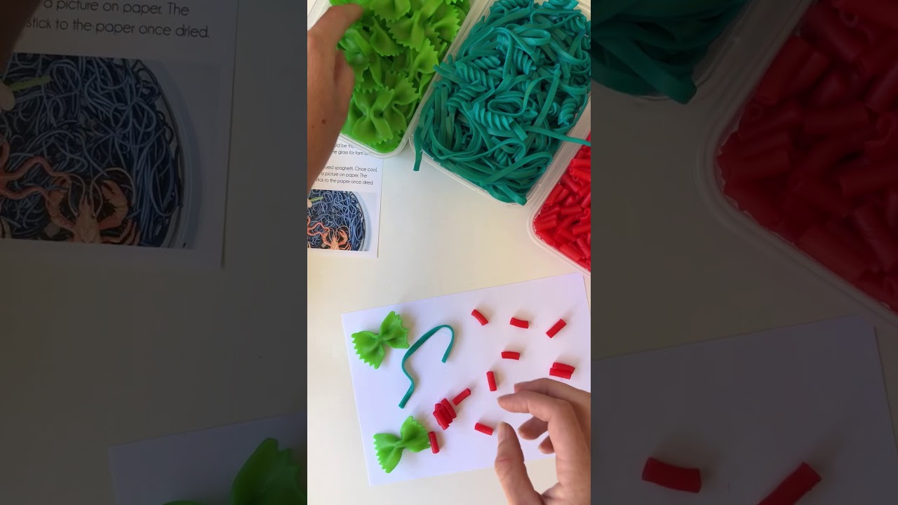 Sensory Play Day 23: Spaghetti Play - YouTube