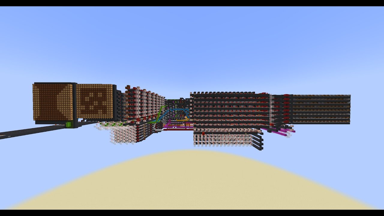 Redstone CPU - 3D Maze Program - YouTube