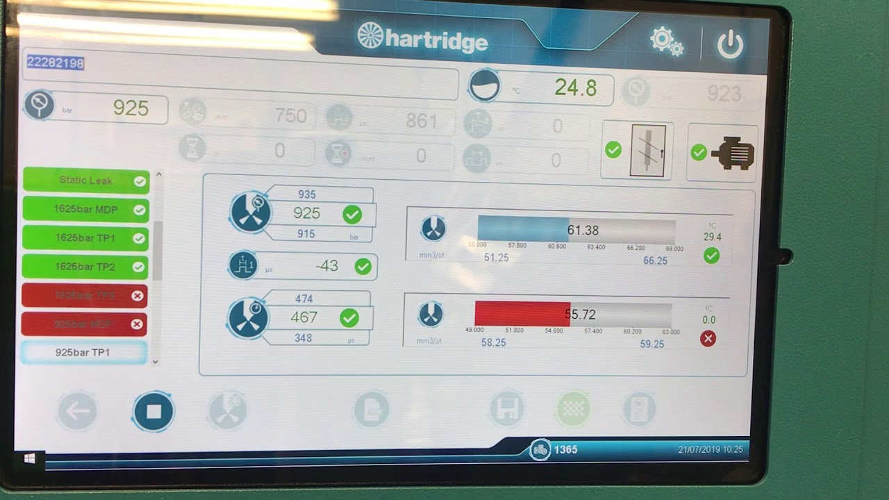 Hartridge Sabre Expert testing Delphi - YouTube