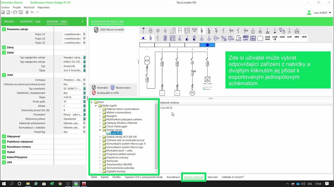 EcoStruxure Power Design - typická schémata - YouTube