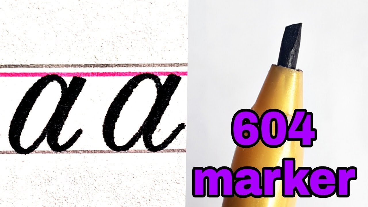 How to write with 604 and 605 marker | writing practice | writing with ...