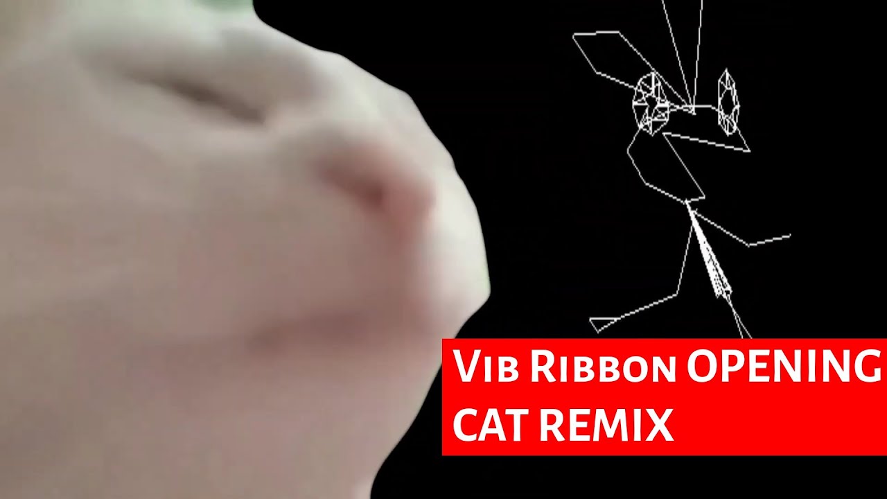 Vib Ribbon Opening CAT REMIX / Vib Ribbon OST "Blues" - YouTube