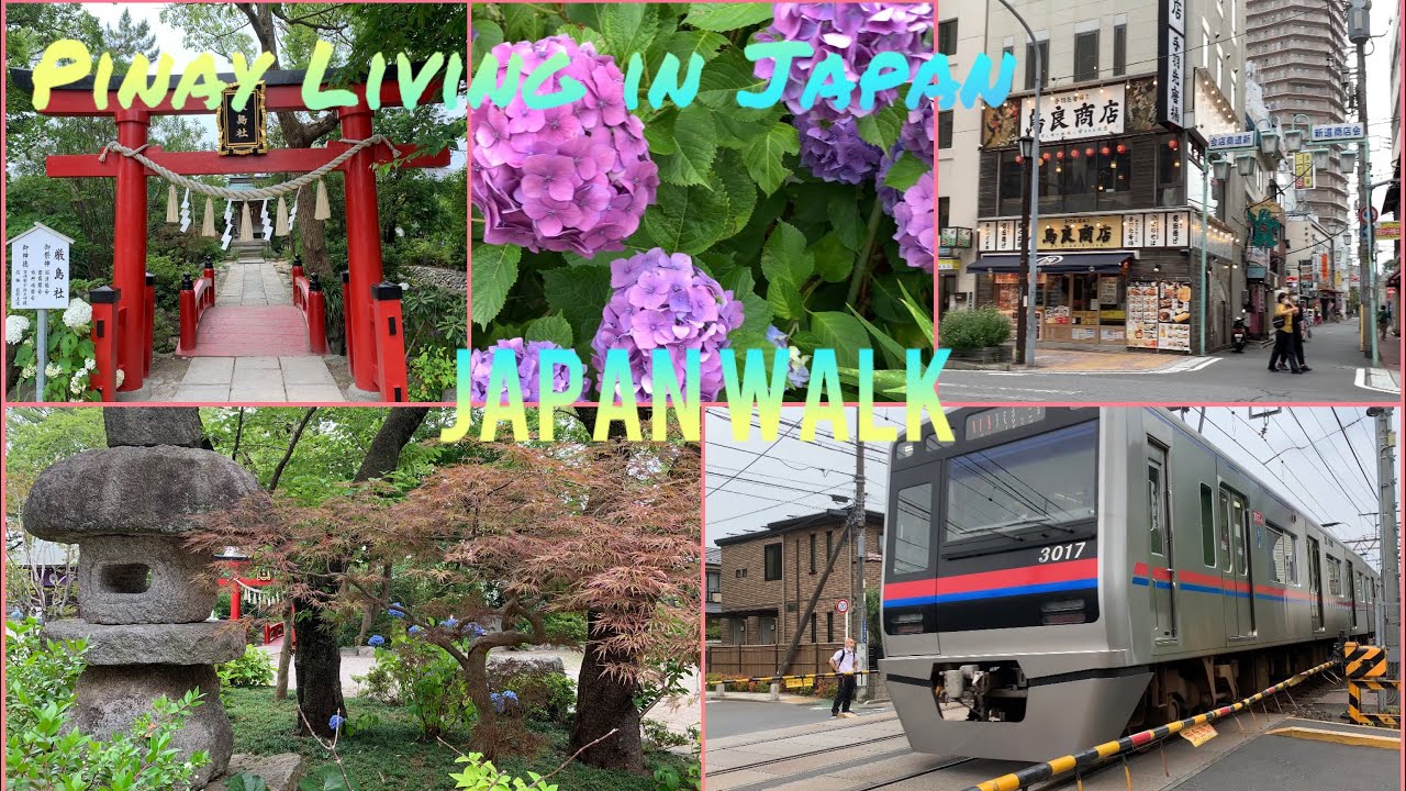 JAPAN WALK | VISIT TO SHRINE #japanwalk #pinaylivinginjapan #vlog - YouTube