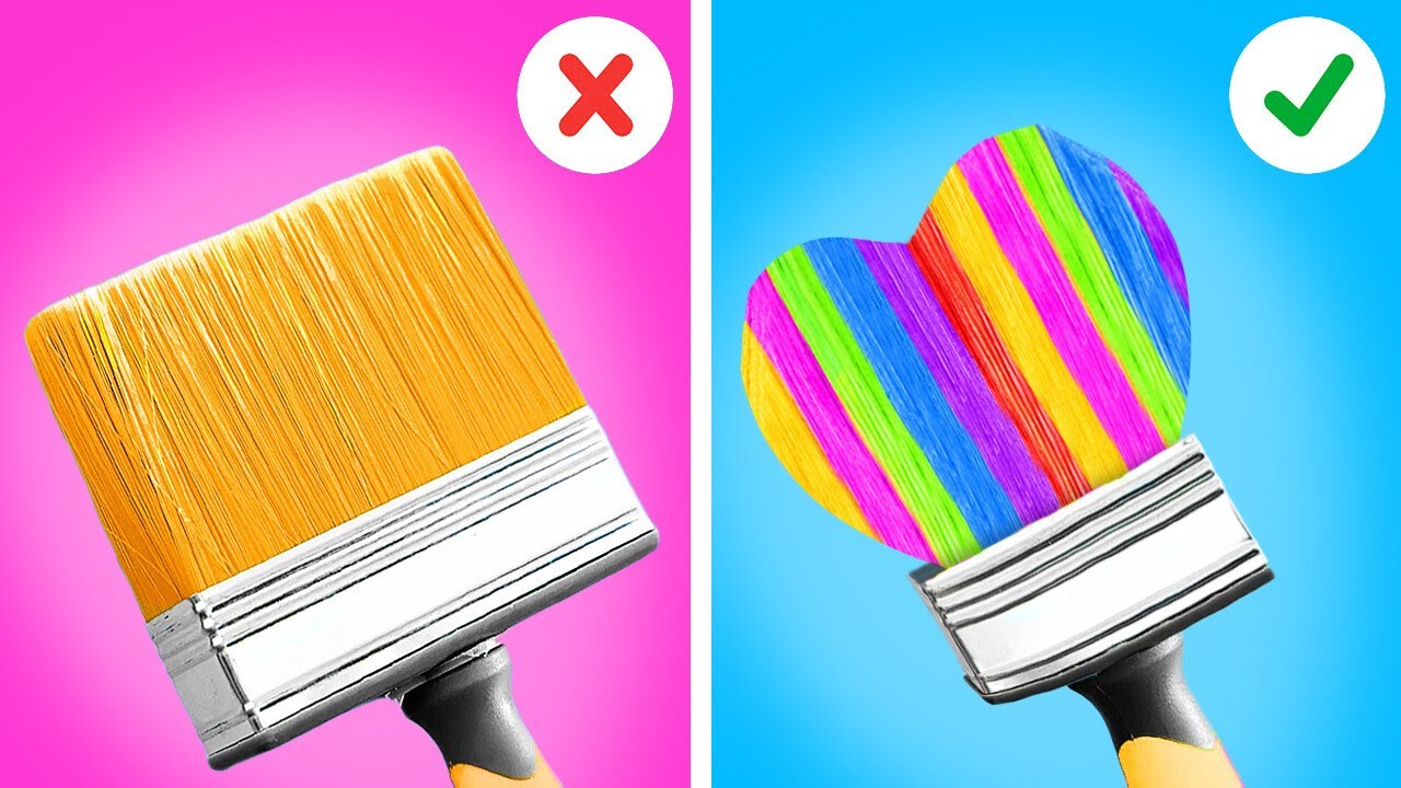 TRUQUES DE ARTE E DICAS DE DESENHO PARA A ESCOLA 🎨 Desafio Rápido 🌈 ...