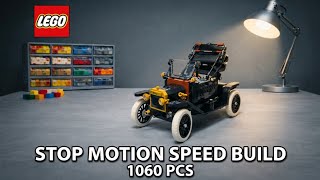 LEGO Ford Model T Stop Motion Build | Satisfying Speed Build
