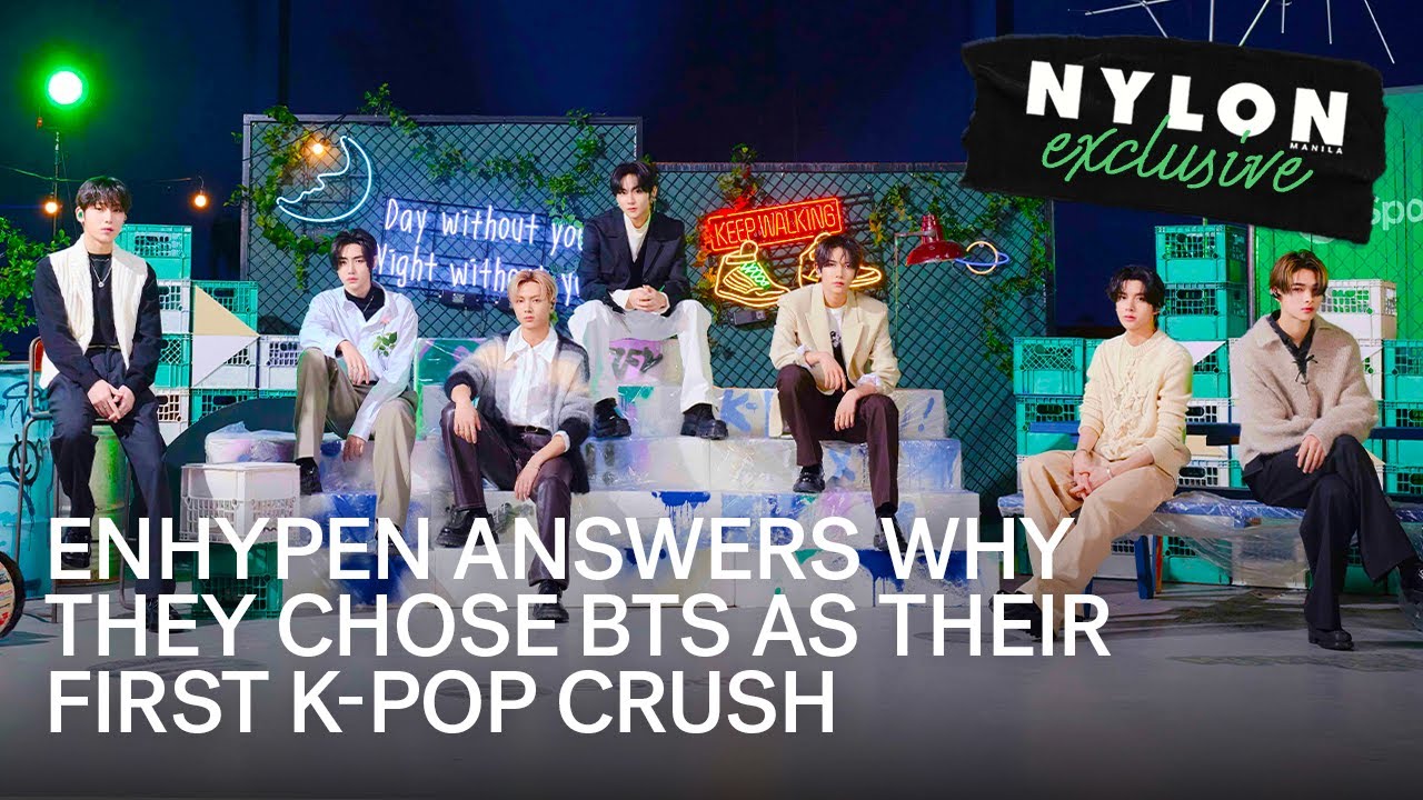ENHYPEN Answers Why They Chose BTS as Their First K-Pop Crush | NYLON ...