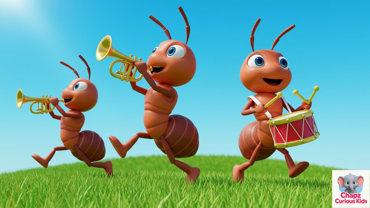 🐜The Ants Go Marching Kids Songs & Nursery Rhymes | Baby Shark ...
