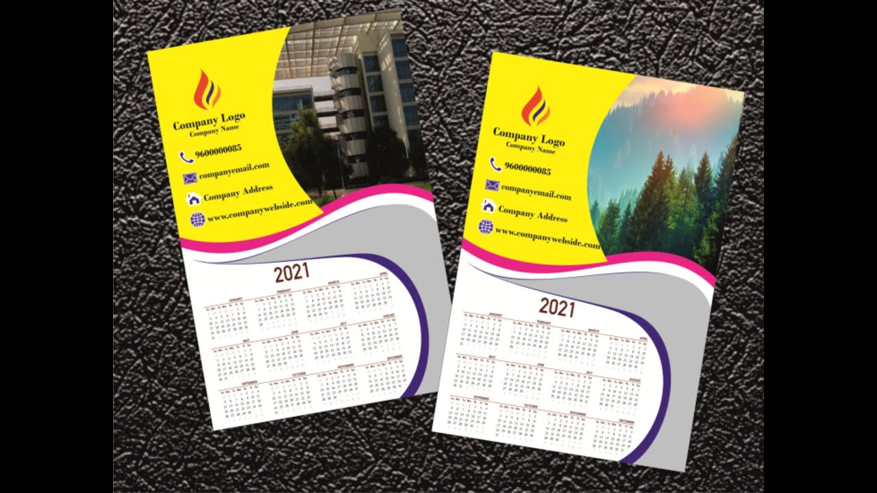 Free PSD File Download 2021 calendar design in coreldraw I Basic Corel ...