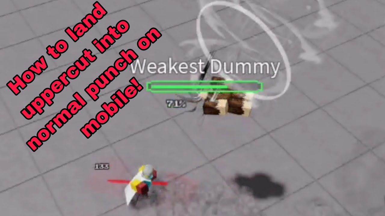 How to land uppercut into normal punch on mobile! [The strongest ...